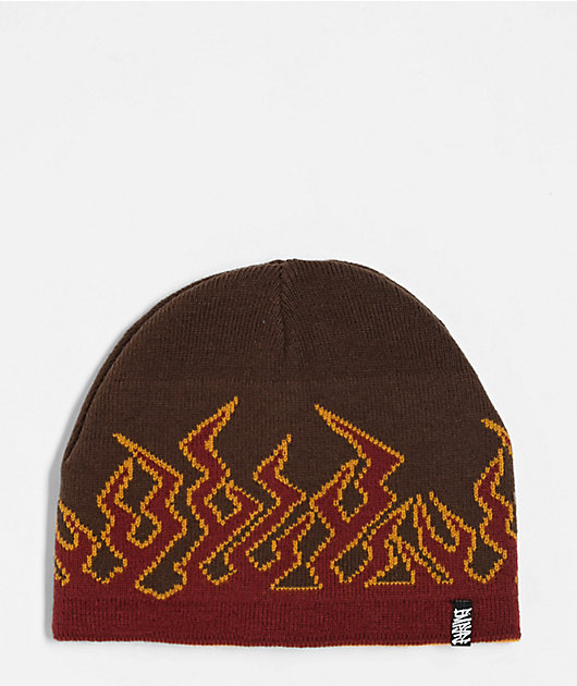Empyre Inside Out III Brown Reversible Skully Beanie | Zumiez