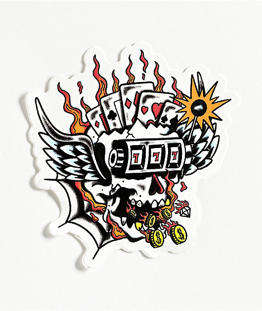 Empyre Jack Skull Sticker | Zumiez