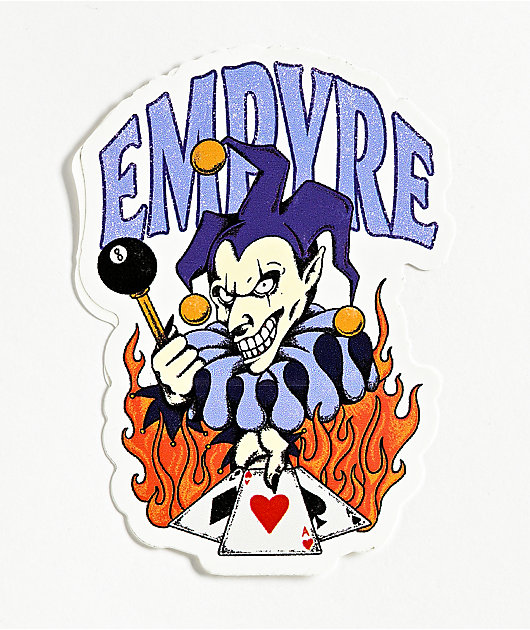 Empyre Joker Cards Sticker | Zumiez
