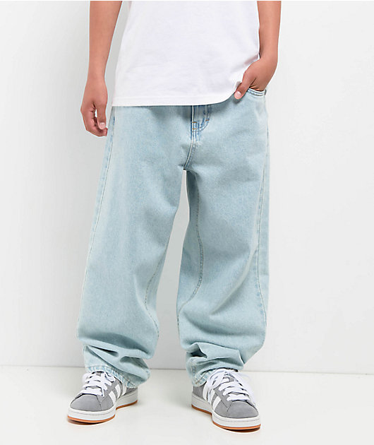 Empyre Kids Colby Light Blue Ultra Loose Denim Skate Jeans | Zumiez