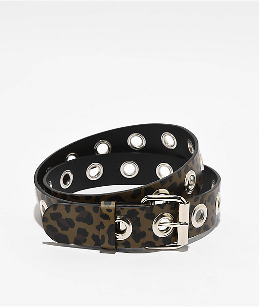 Empyre Leopard Grommet Belt | Zumiez