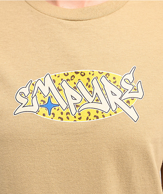 Empyre Leopard Logo Tan T-Shirt | Zumiez