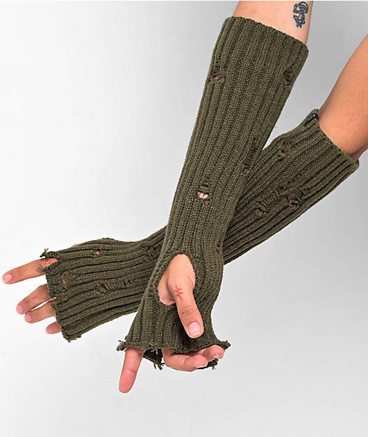 Empyre Locklan Green Arm Warmers | Zumiez