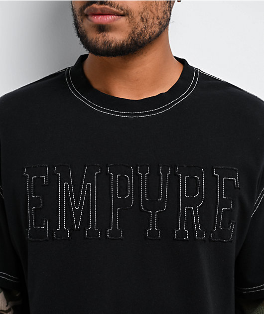 Empyre Loose Screw Black & Camo 2fer Long Sleeve T-Shirt | Zumiez