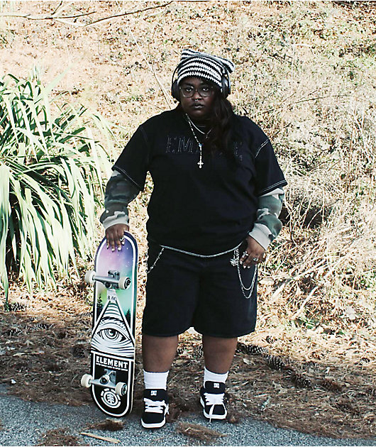 Empyre Loose Screw Black & Camo 2fer Long Sleeve T-Shirt | Zumiez