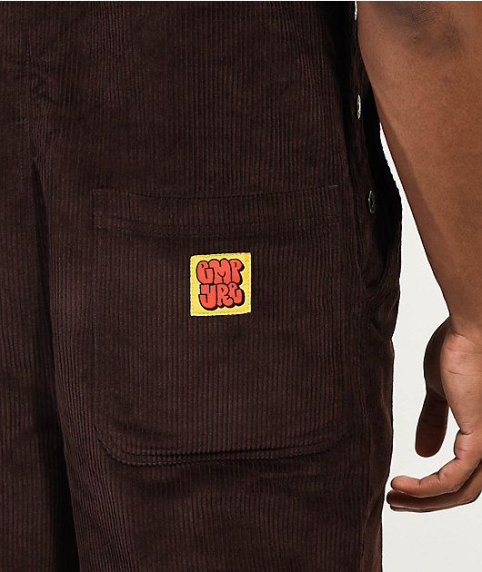 Empyre Loose Sk8 Brown Java Corduroy Overalls | Zumiez