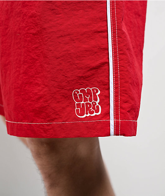 Empyre Rail Sidestripe Red Board Shorts | Zumiez