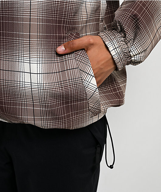 Empyre Rene Brown & Tan Plaid 10K Snowboard Jacket | Zumiez