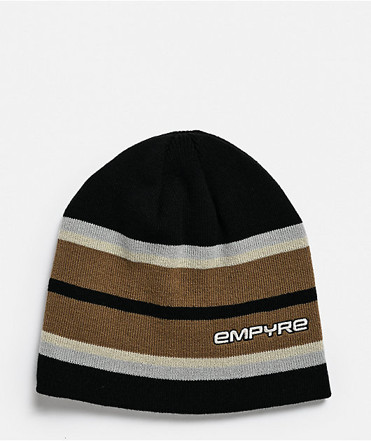 Empyre Rival Black & Brown Skully Beanie | Zumiez