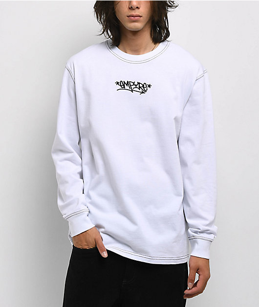 Empyre Sandbag White Long Sleeve T-Shirt | Zumiez