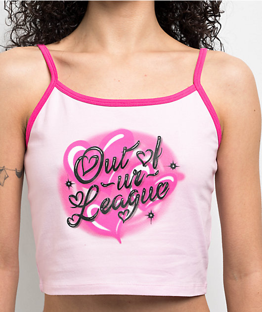 Empyre Terrie Pink Crop Tank Top | Zumiez