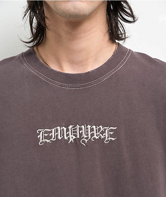 Empyre Throne Charcoal Grey Knit T-Shirt | Zumiez