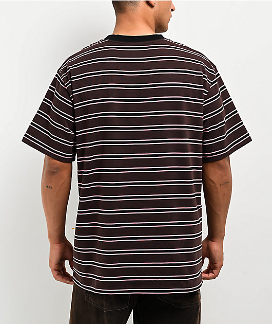 Empyre Too Tired Stripe Java Knit T-Shirt | Zumiez