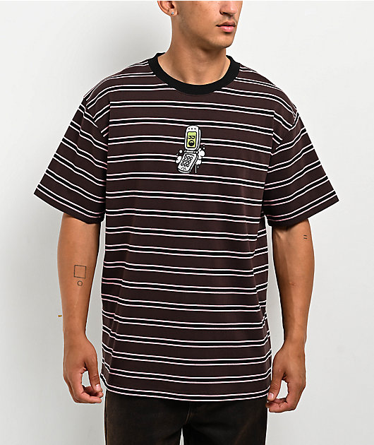 Empyre Too Tired Stripe Java Knit T-Shirt | Zumiez