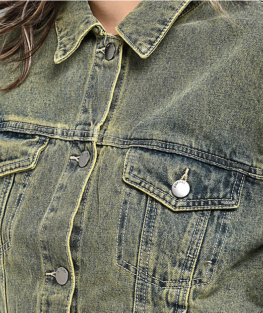 Empyre Trucker Petrol Wash Denim Jacket | Zumiez