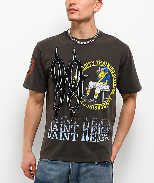 Empyre Tuff Stuff Dark Grey Boxy T-Shirt | Zumiez