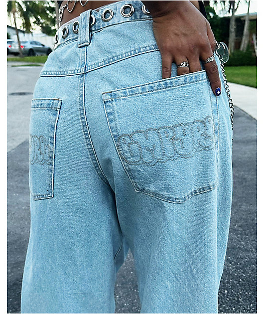 Empyre Ultra Loose Fit Colby Light Wash Skate Jeans | Zumiez