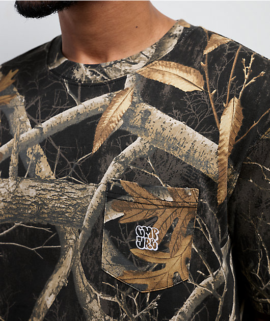 Empyre x Realtree EDGE Colors Black Camo Pocket T-Shirt | Zumiez