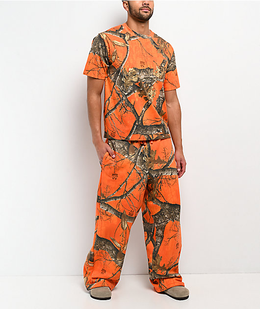 Empyre x Realtree EDGE Colors Orange Camo Pocket T-Shirt | Zumiez