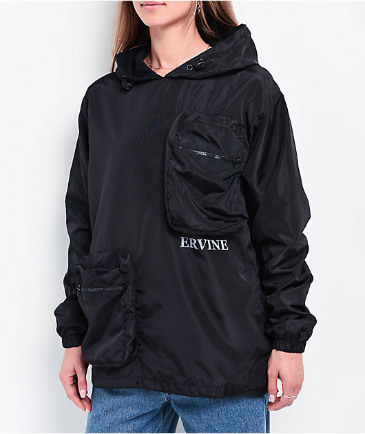Ervine Black Windbreaker Jacket | Zumiez