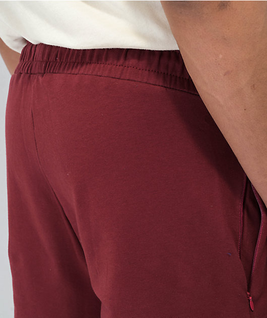 Ervine Maroon Side Slit Sweatpants | Zumiez