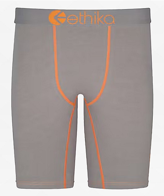 Ethika Concrete Grey Boxer Briefs | Zumiez