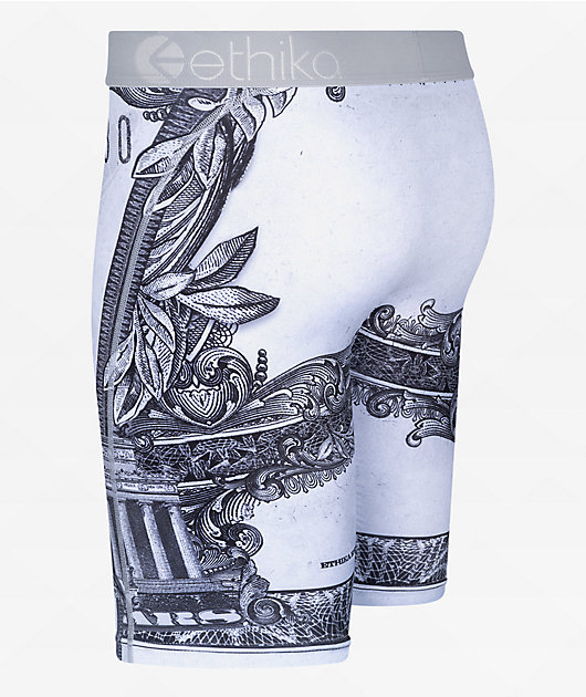 Ethika Dead Dollas Grey Boxer Briefs | Zumiez
