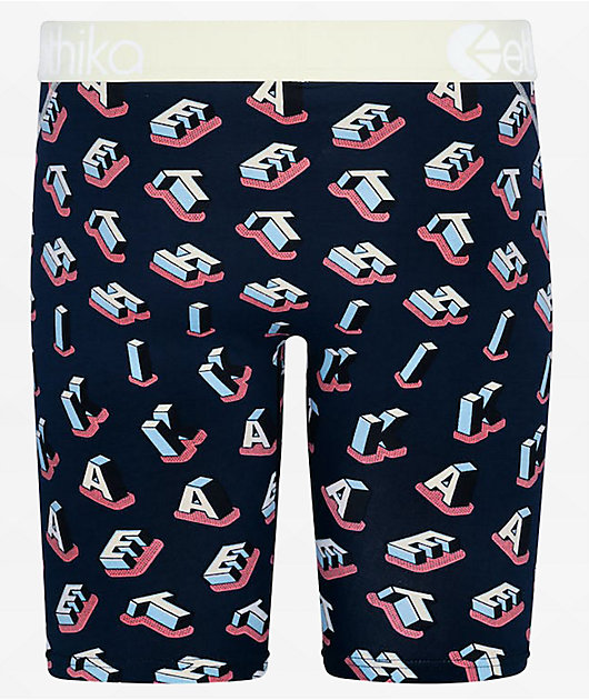 Ethika E-Rama Beige Reactive Cotton Boxer Briefs | Zumiez