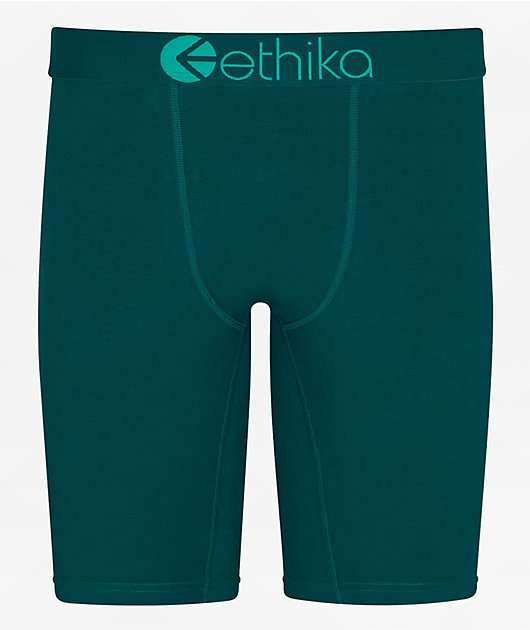 Ethika Emerald Velvet Green Boxer Briefs | Zumiez