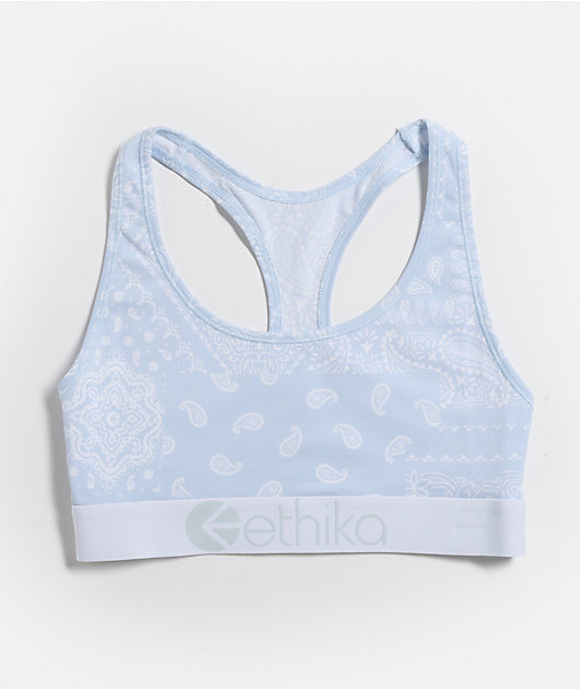 Ethika Ice Paisley Sports Bra | Zumiez