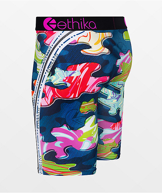 Ethika Kids Trippy Silk Boxer Briefs | Zumiez
