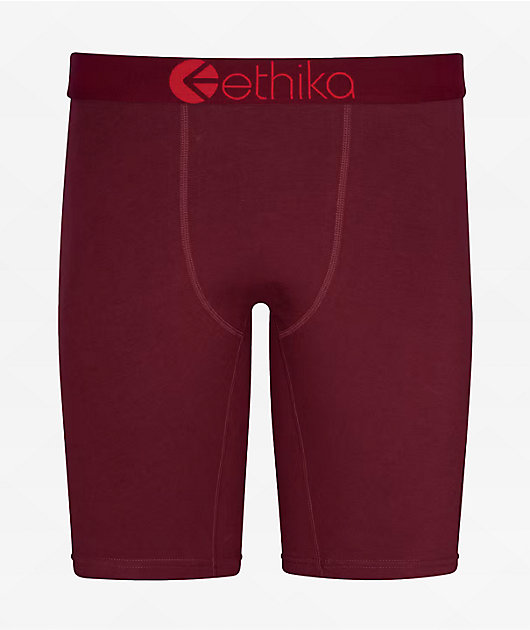 Ethika Malbec Red Boxer Briefs | Zumiez
