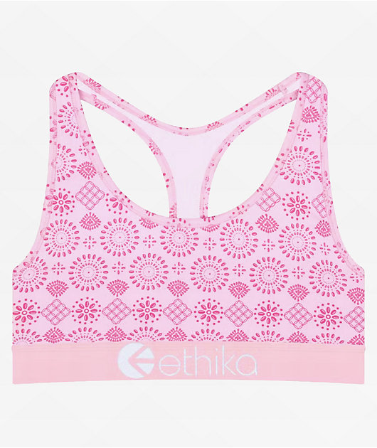 Ethika Pink Henna Sports Bra | Zumiez