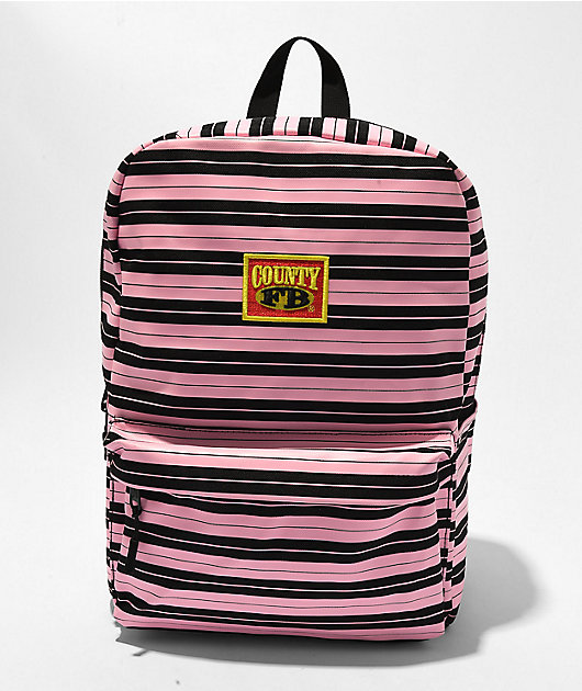FB County Black & Pink Backpack | Zumiez