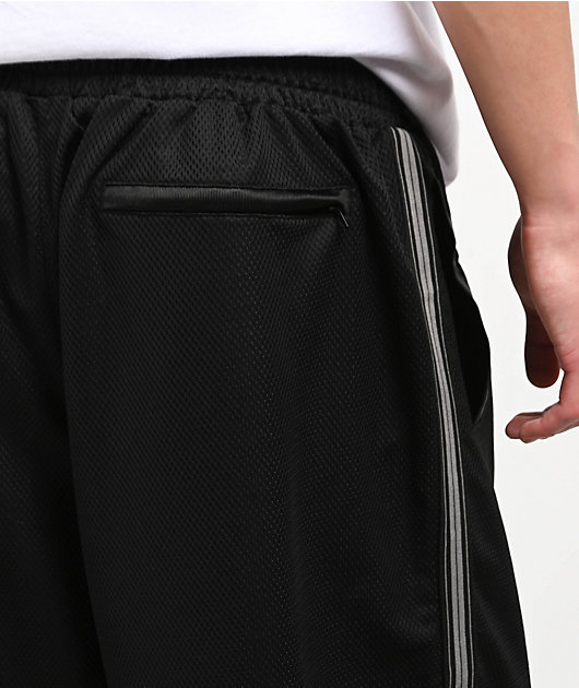 FB County Heavyweight Black Mesh Shorts | Zumiez