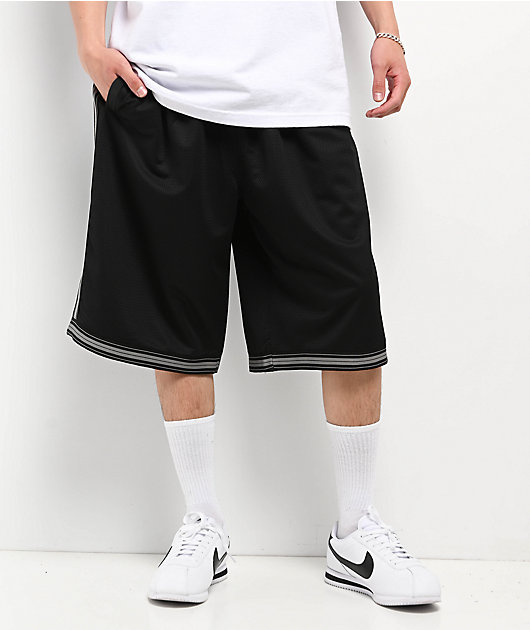 FB County Heavyweight Black Mesh Shorts | Zumiez