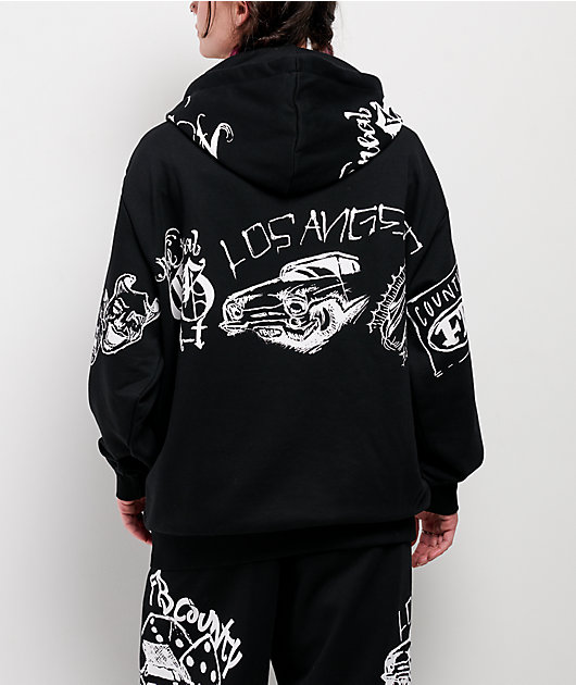 FB County Lifestylez Black Hoodie | Zumiez