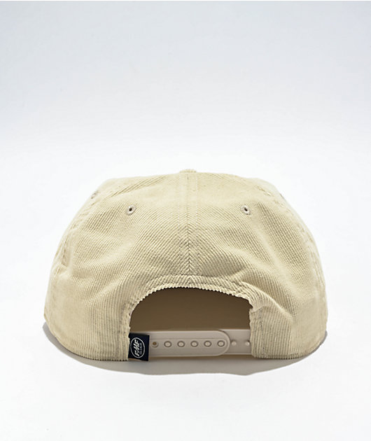 FMF Crossed Up Cream Corduroy Snapback Hat | Zumiez