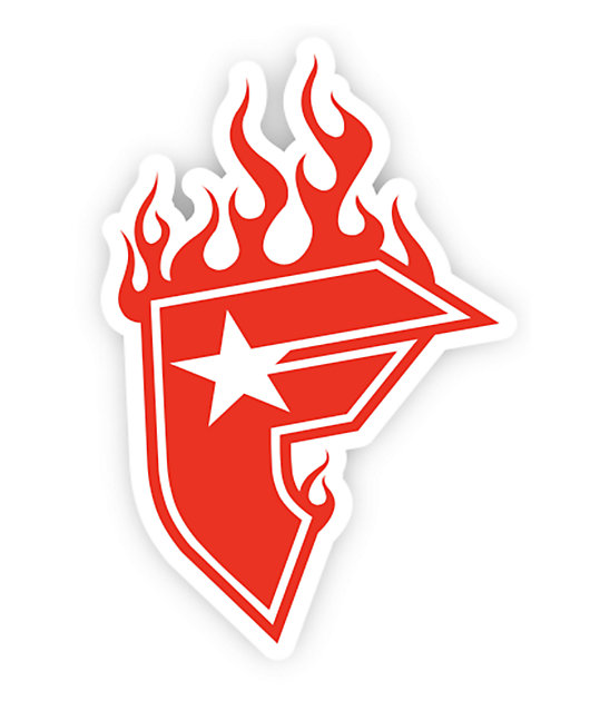 Famous Stars & Straps BOH Flames Sticker | Zumiez