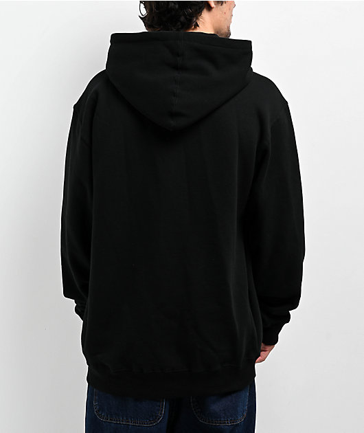 Famous Stars & Straps Burning Badge Black Hoodie | Zumiez