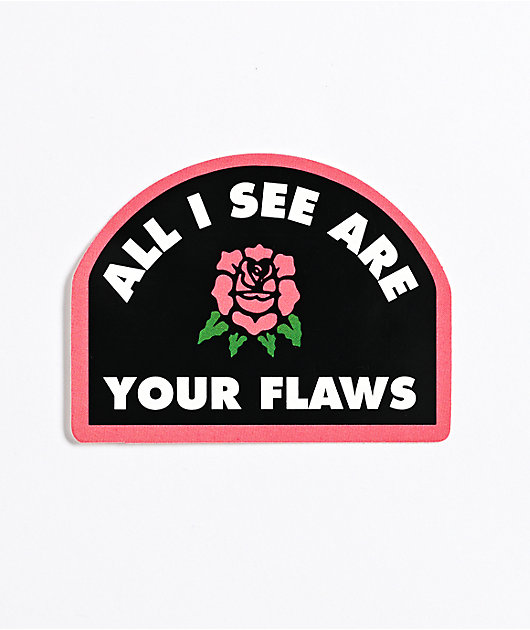 Flying Coffin Flaws Sticker | Zumiez