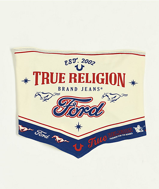 Ford x True Religion Irena Scarf Tube Top | Zumiez