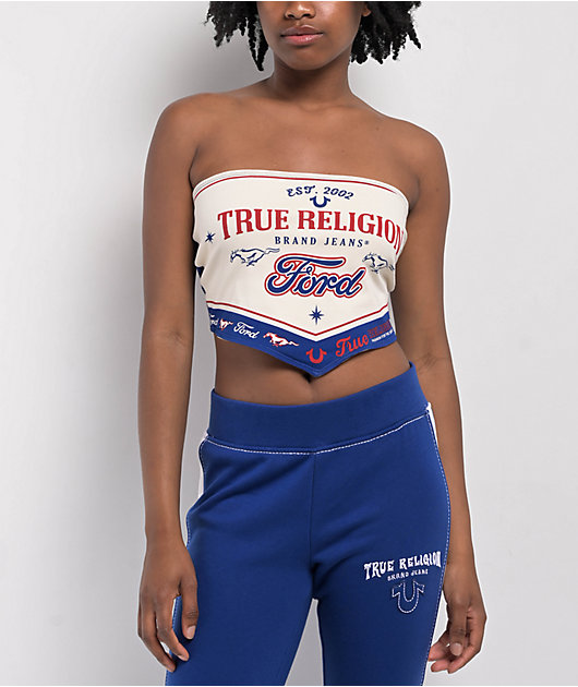 Ford x True Religion Irena Scarf Tube Top | Zumiez