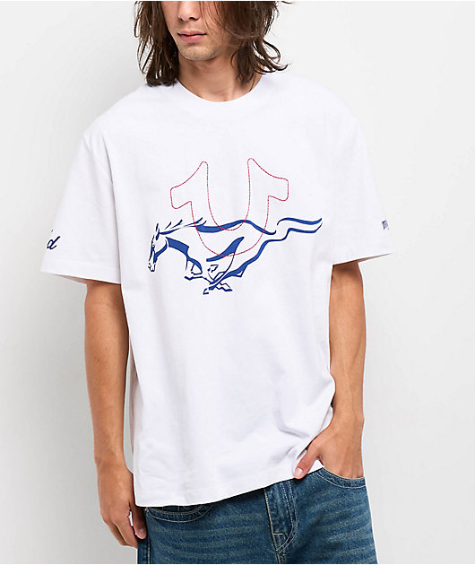 Ford x True Religion Logo White T-Shirt | Zumiez