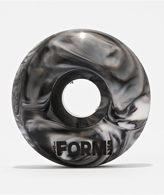 Form Black & White Swirl 52mm 103a Skateboard Wheels | Zumiez