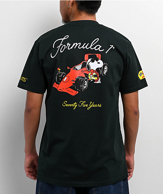 Formula 1 x Peanuts 75th Anniversary Joe Cool Dark Green T-Shirt | Zumiez