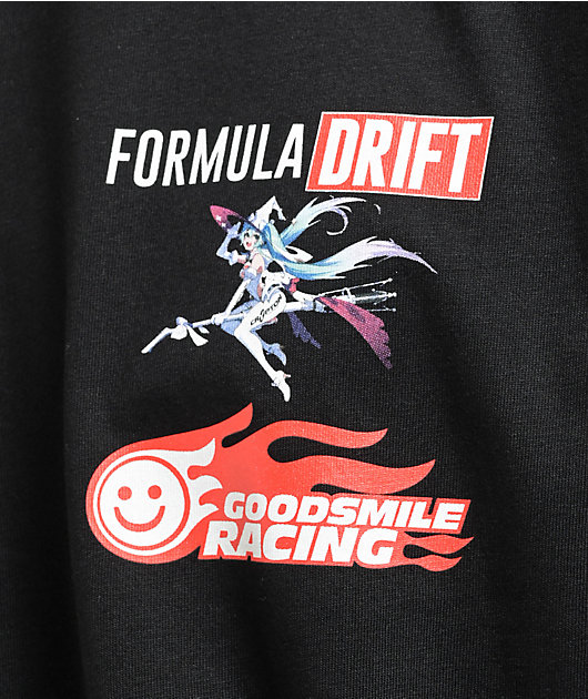 Formula DRIFT x Good Smile Racing Logo Black T-Shirt | Zumiez