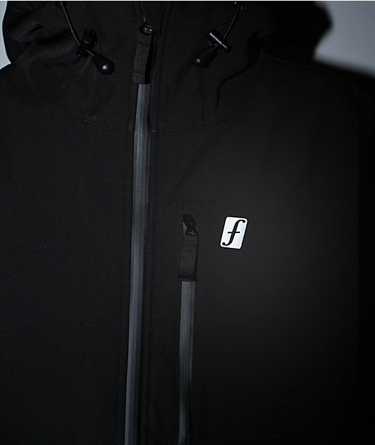 Forum Riding Black Softshell Anorak Snowboard Jacket | Zumiez