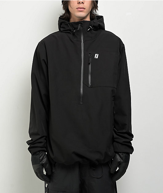 Forum Riding Black Softshell Anorak Snowboard Jacket | Zumiez