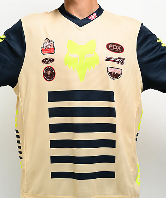 Fox Super Trick 180 Yellow Long Sleeve Jersey | Zumiez